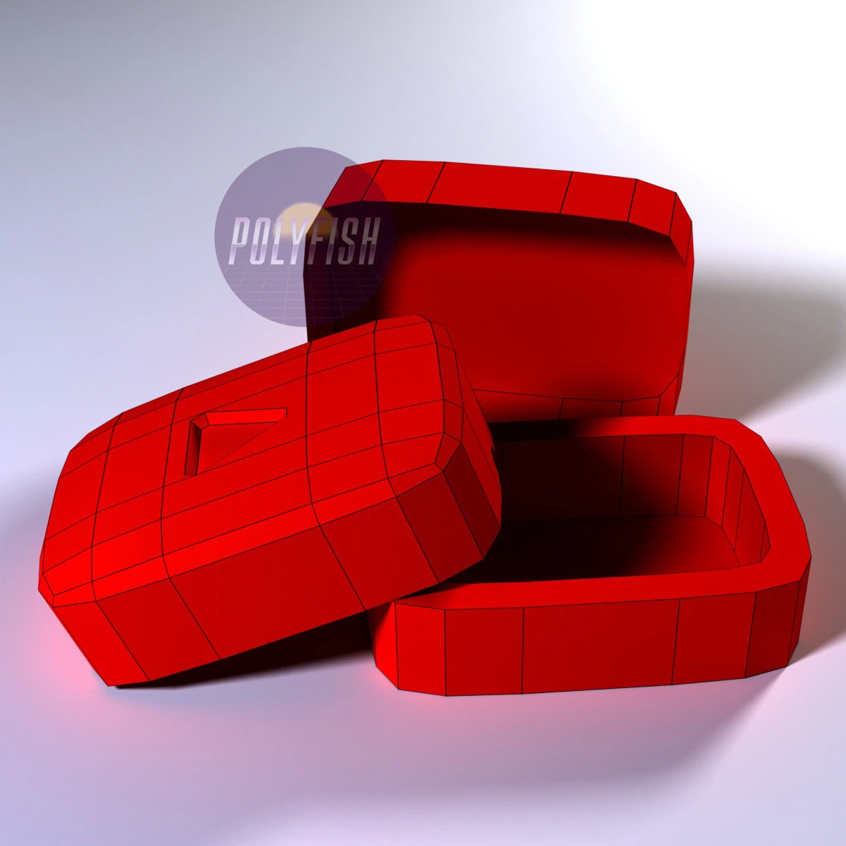 Youtube Box PDF Template, Low Poly, Paper Sculpture, DIY, Pepakura ...