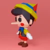 Pinocchio 3D Digital Template PDF | DIY Papercraft | Instant Download