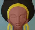 Papercraft African Woman Bust, Low Poly 3D Model, Papercraft women ...