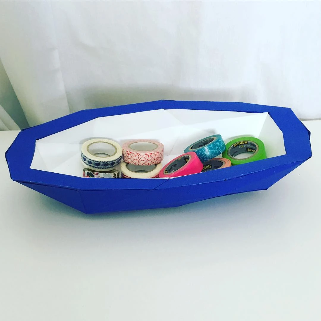 Bowl 3d papercraft. You get PDF digital file templates and instructions ...