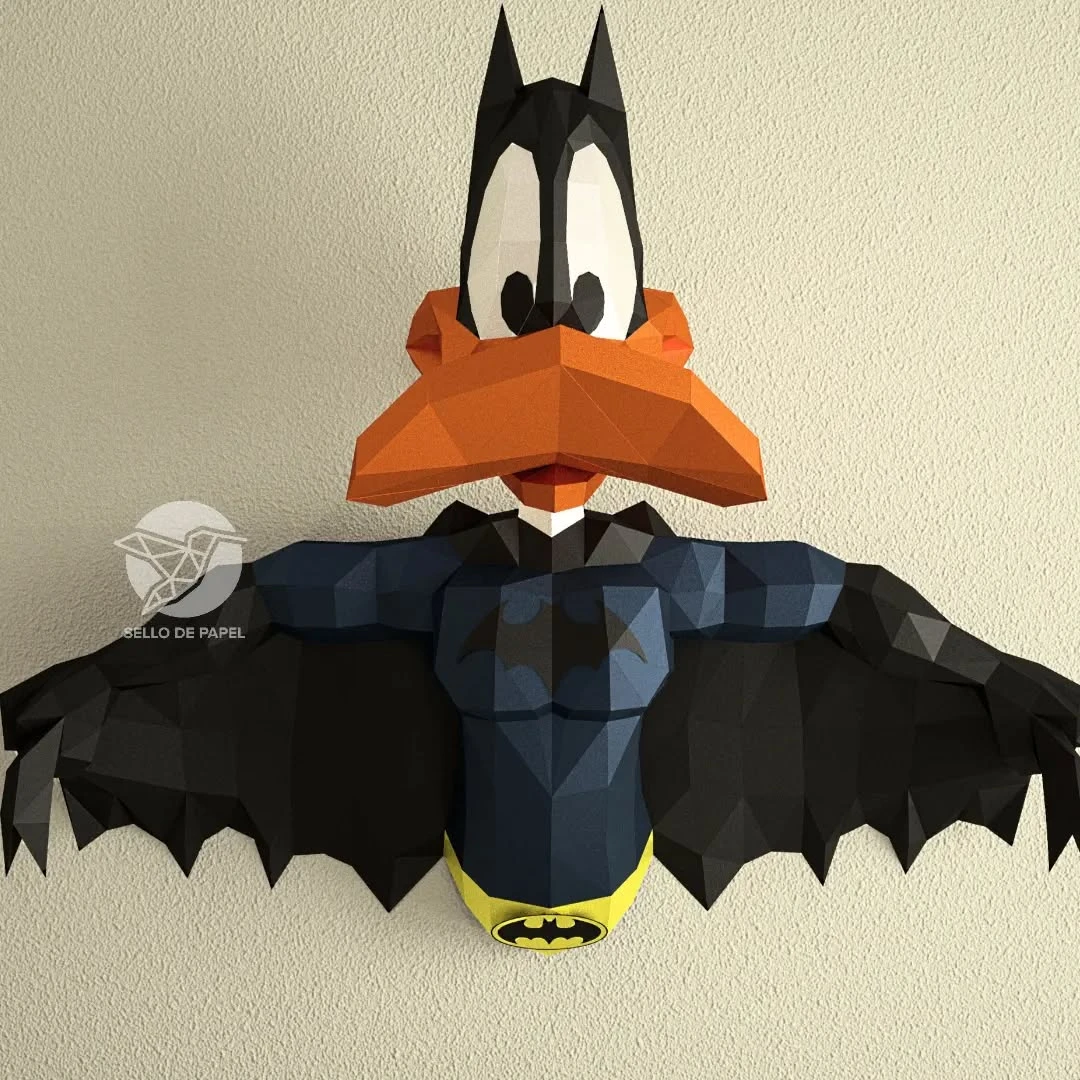 Lucas Batman V2 - Lucas Hero V2 - Looney Tunes - Warner Bros Papercraft ...