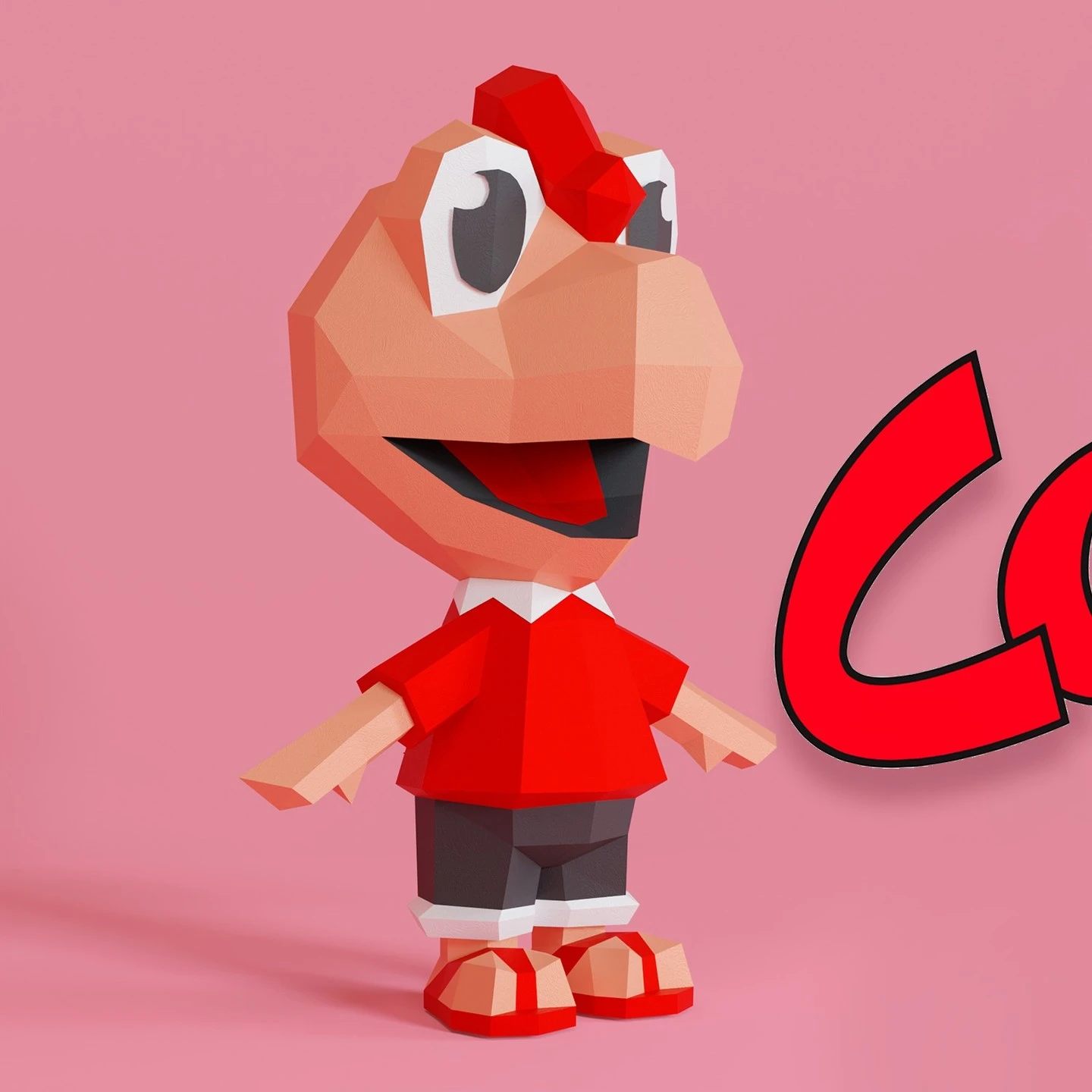 Condorito 3D Digital Template PDF | DIY Papercraft | Instant Download