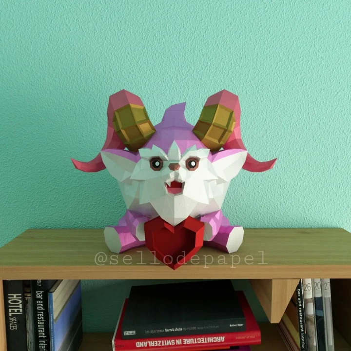 League of Legends Furyhorn Papercraft PDF, Template For office, Room ...