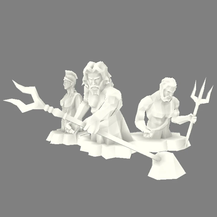 Olympus God Statue PDF Papercraft Templates, Paper Art and Craft for ...