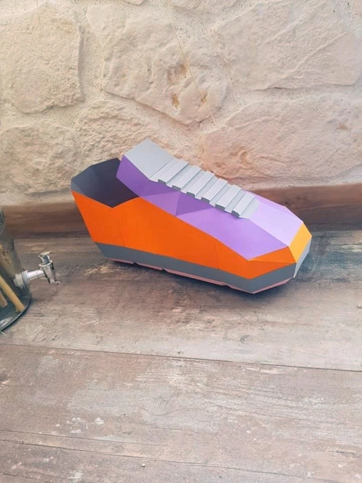 Running Shoe 3D Papercraft. You get PDF digital file templates and ...