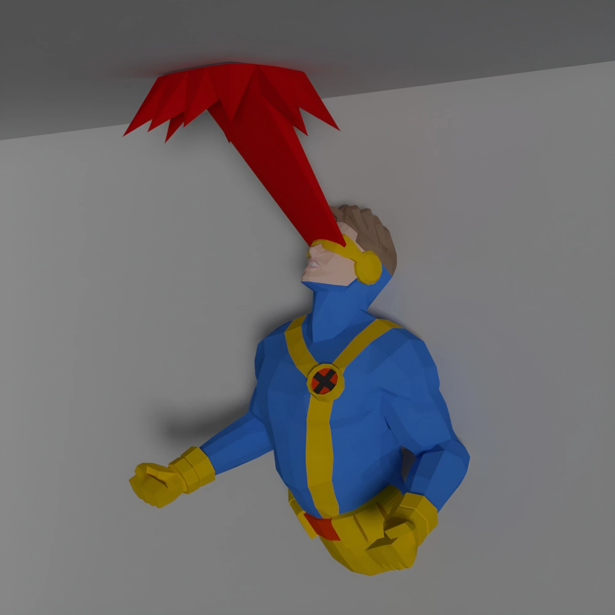 Cyclops, Scott Summers, X-Men, DIY, Papercraft, PDF Templates, DIY 3D ...