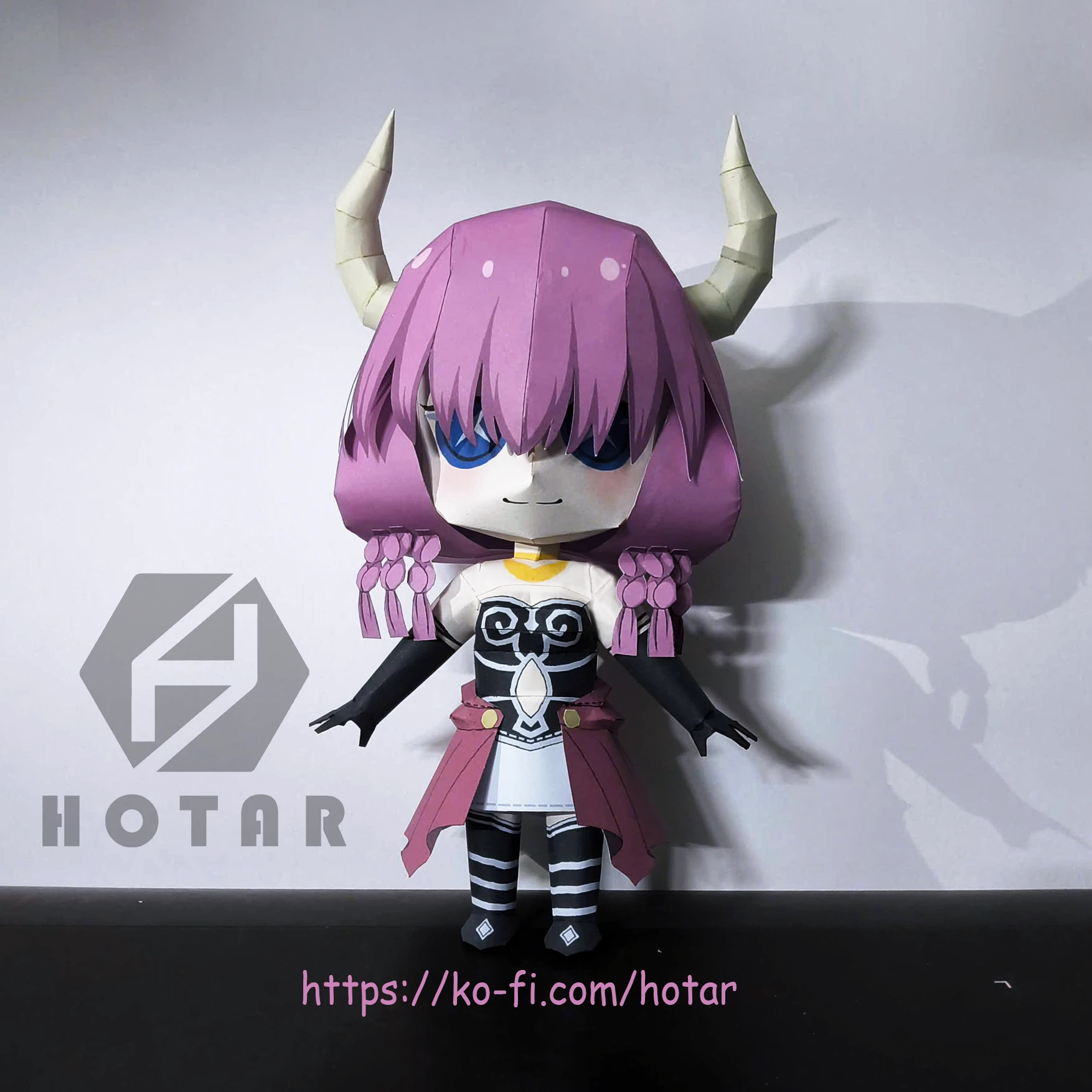 [Frieren] Aura chibi papercraft