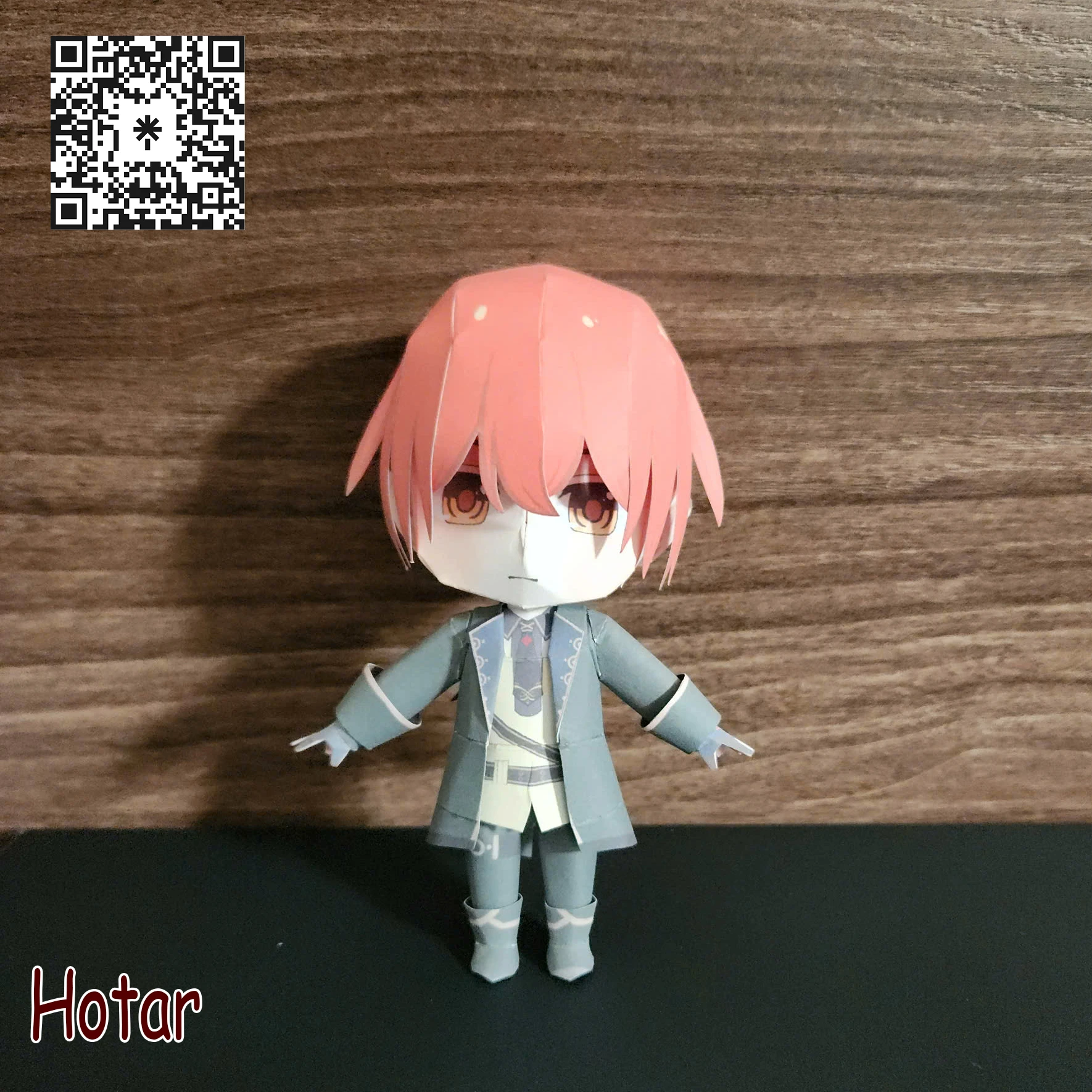 [Genshin Impact] Diluc chibi papercraft