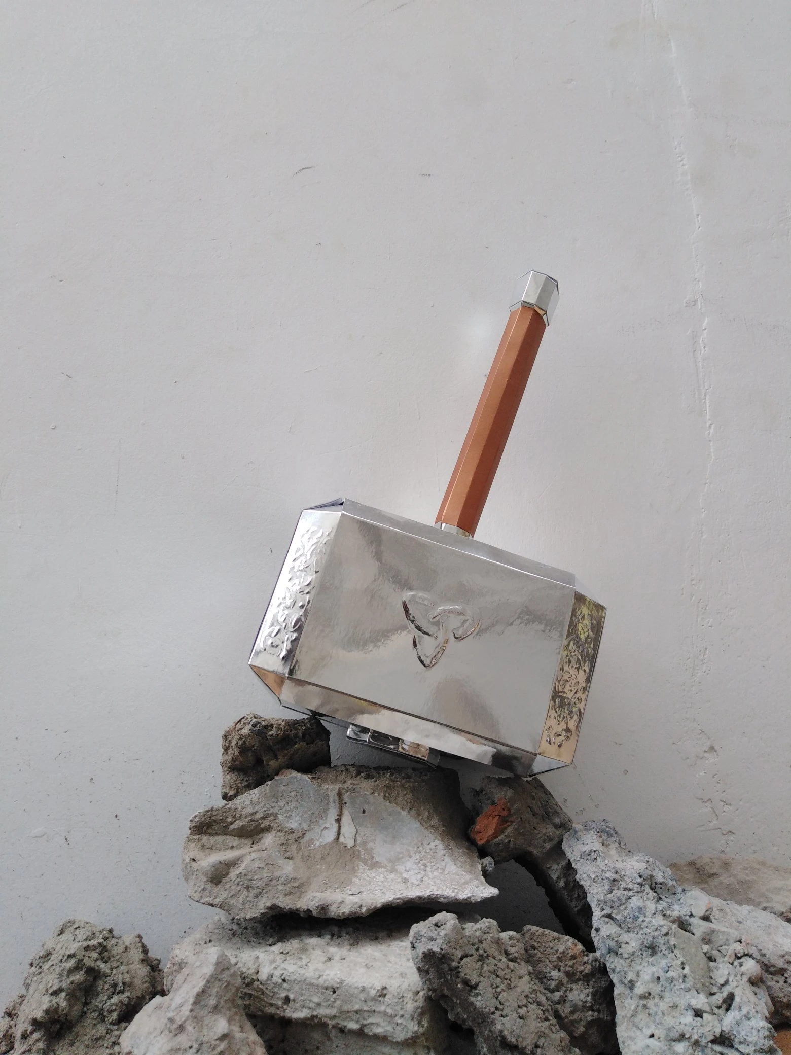 THOR's MJOLNIR DIY, Lowpoly Papercraft, Marvel