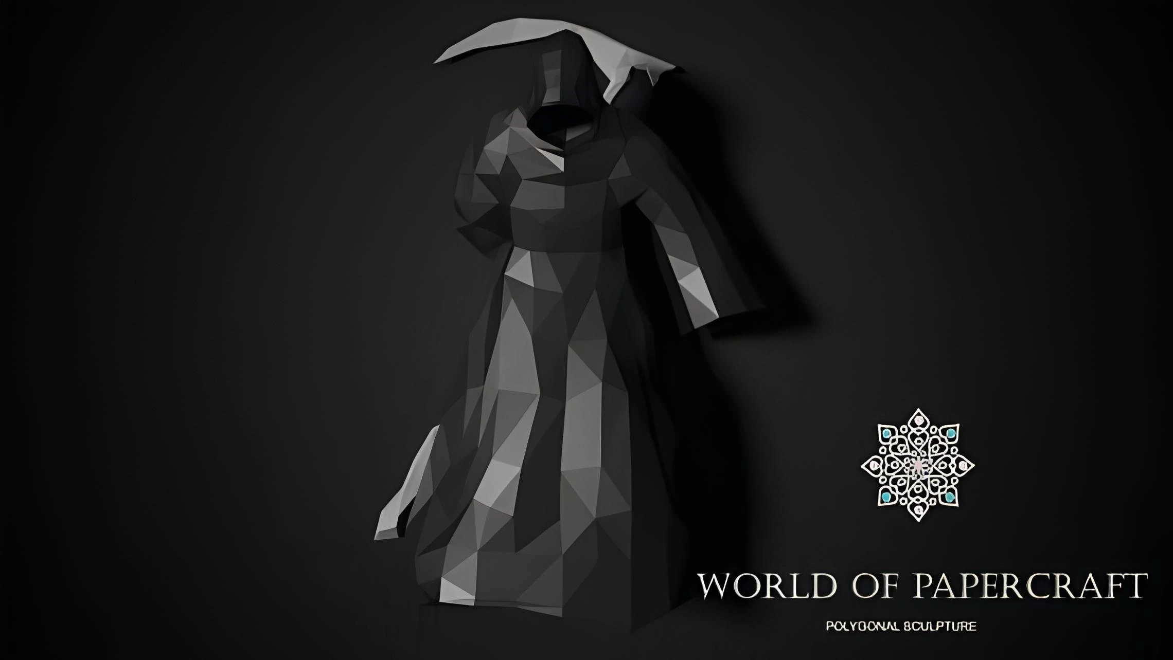 Death (Grim Reaper) and the Scythe Wall Papercraft, Paper Sculpture ...