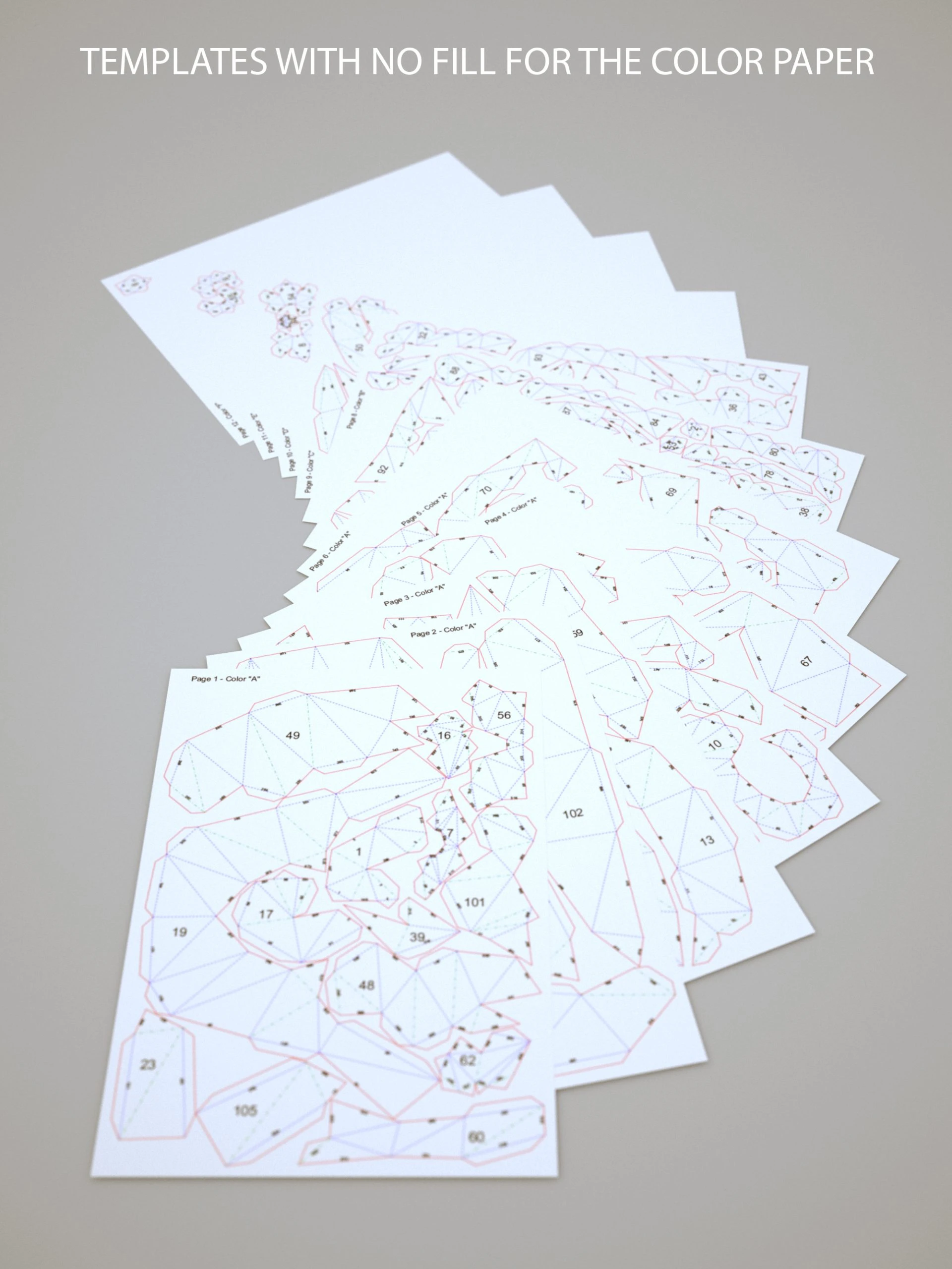 DIY 3d papercraft Pokemon Eevee Shiny PDF Templates Low Poly ...