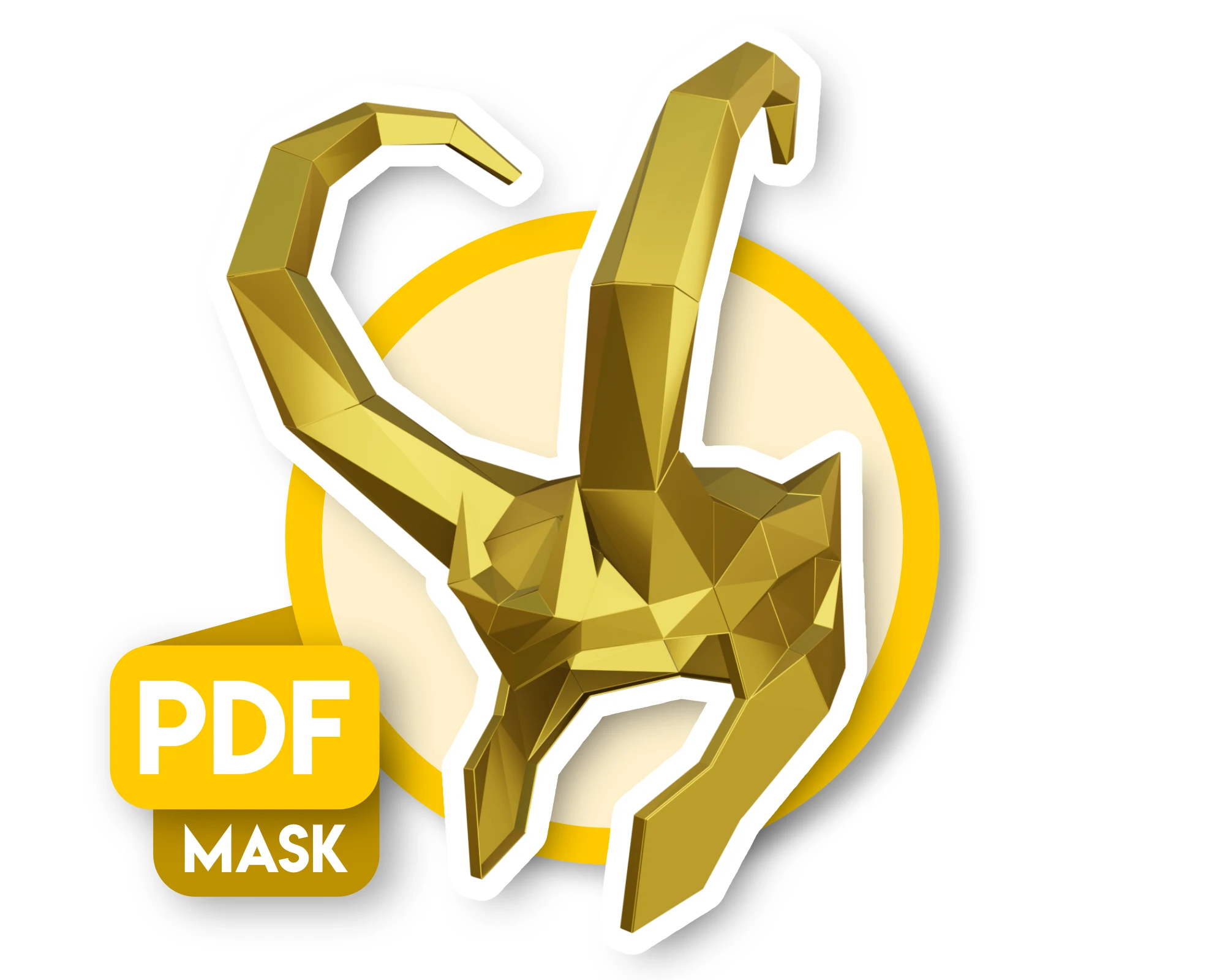 Loki Helmet Papercraft Template | DIY 3D Paper Cosplay Helmet | Marvel ...