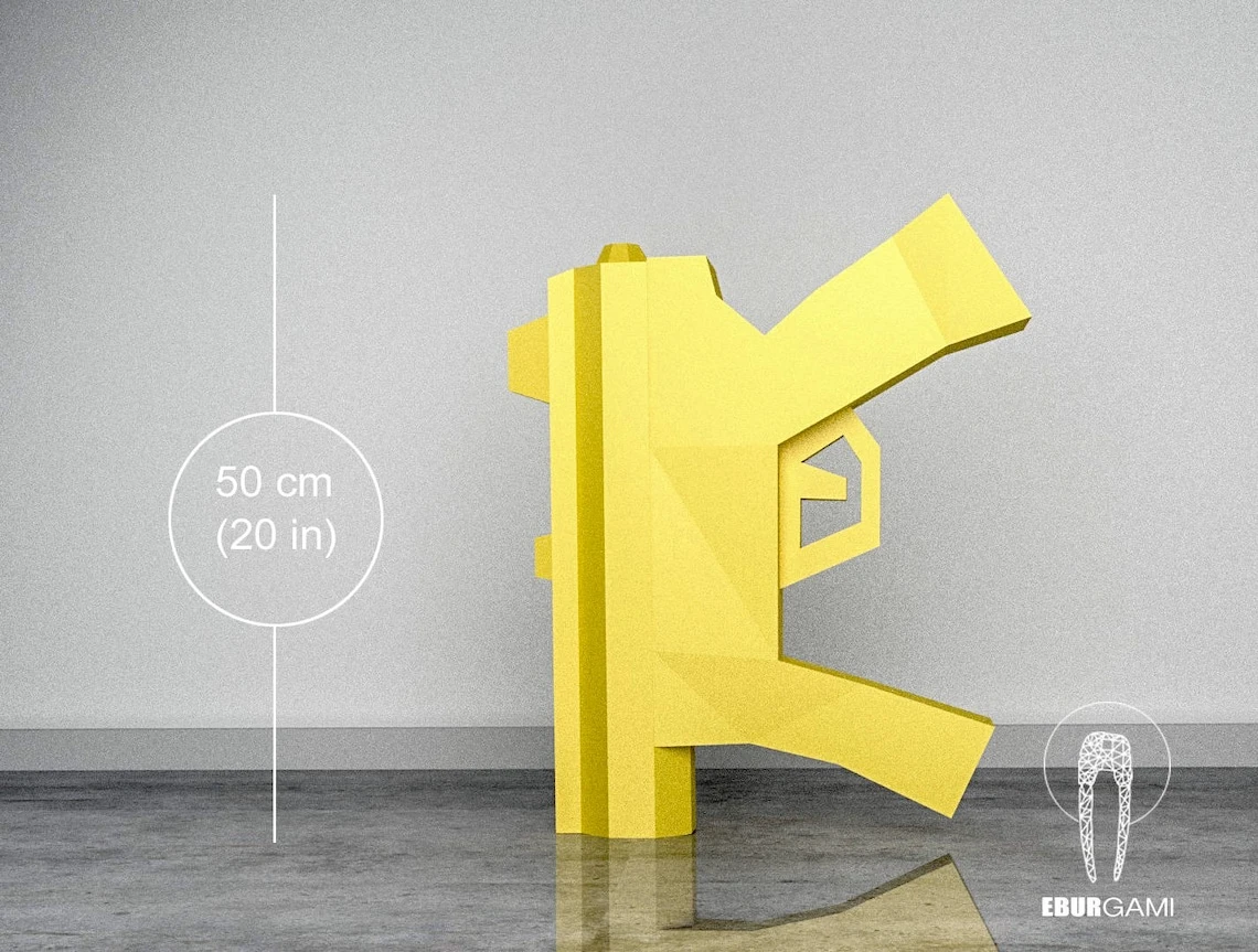 Gun Papercraft MP5, Papercraft Shotgun DIY, 3D Weapon, Army Low poly 3D ...