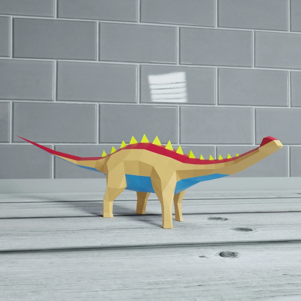 Papercraft Pack dinosaurs, pdo, 3d print 3D Low Poly, Paper sculpture ...