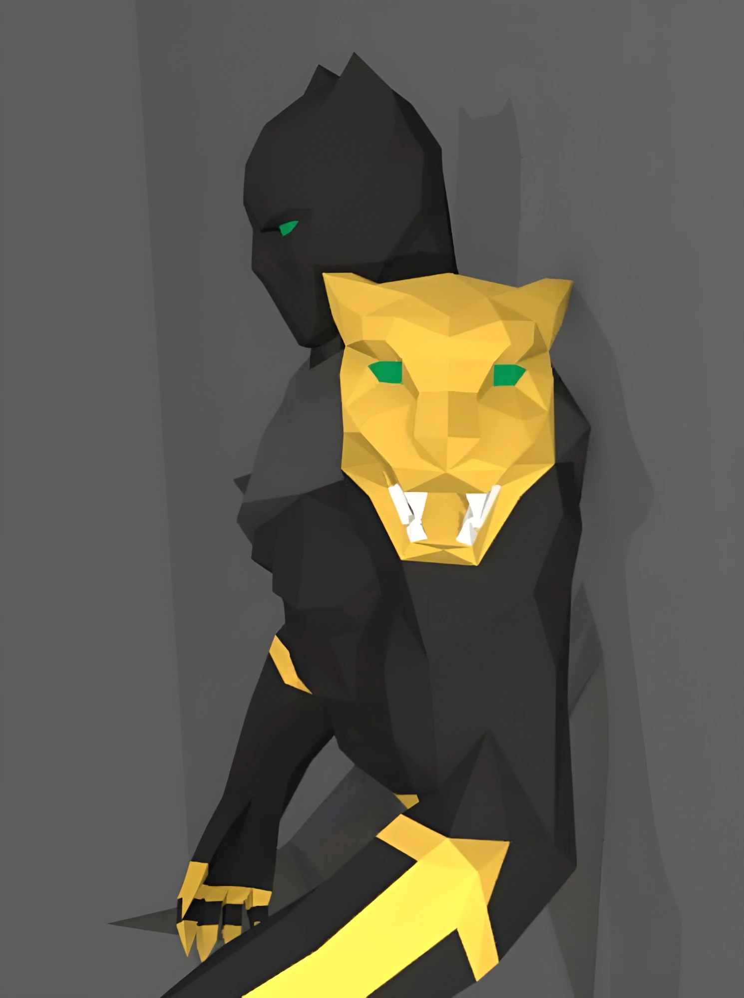 King Black Panther, Rey Pantera Negra Papercraft, PDF Template, DIY 3d ...