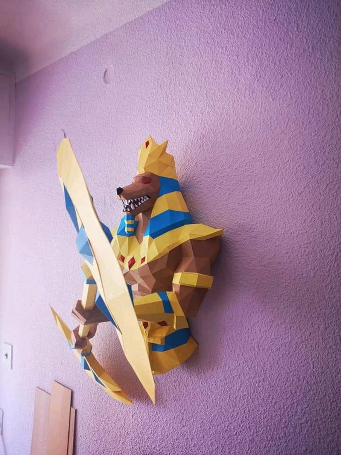 Anubis 2, Weighing Of The Heart Papercraft, PDF Template, DIY 3d Model ...