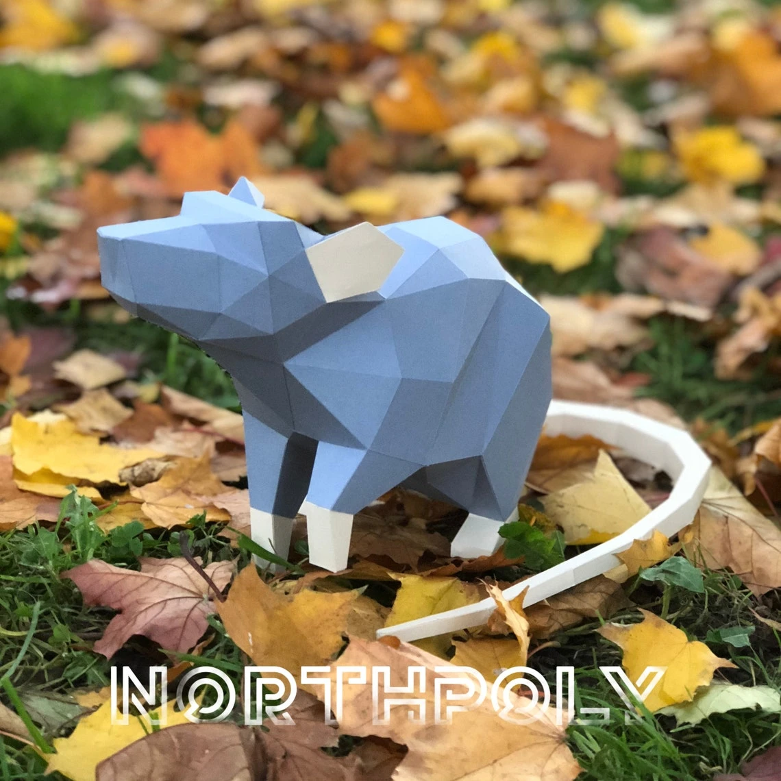 4 Rats Papercraft, Halloween, Pdf, Gurko, Pepakura, Template, 3D ...