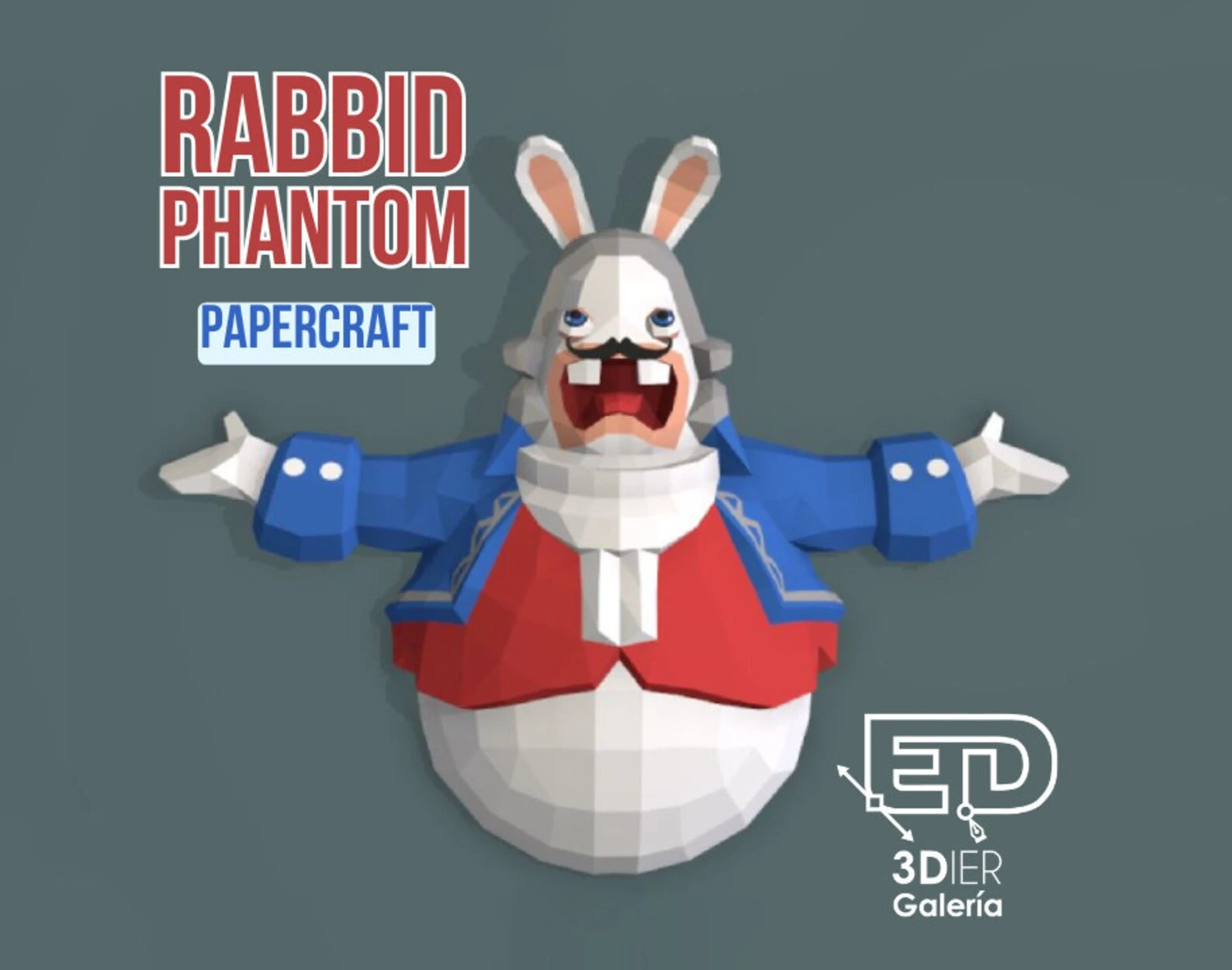Rabbid Phantom Opera Papercraft Templates, Paper Art and Craft for Home ...