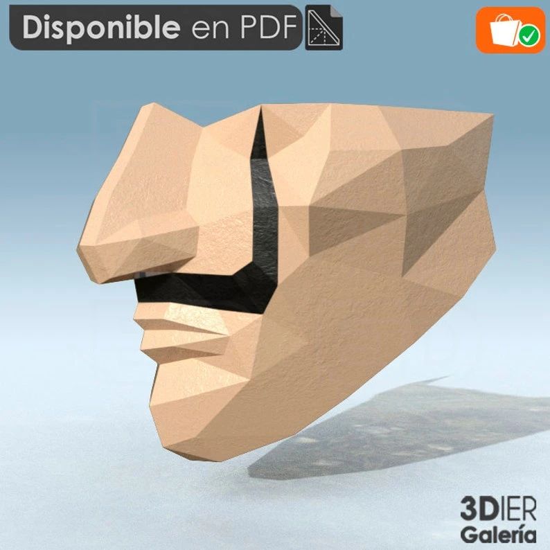 Salvador Dali La Casa De Papel PDF Papercraft Templates, Paper Art and ...
