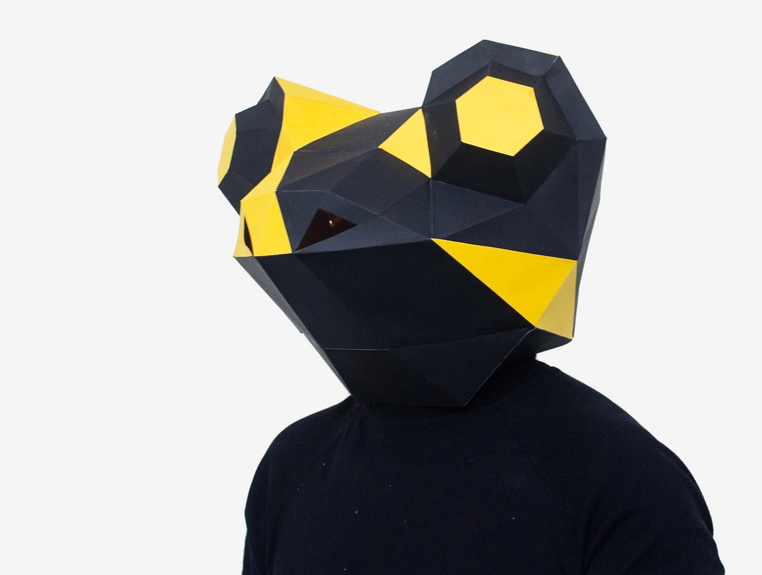DIY Salamander Mask, Lizard Mask, 3D Paper Craft Template, Halloween ...
