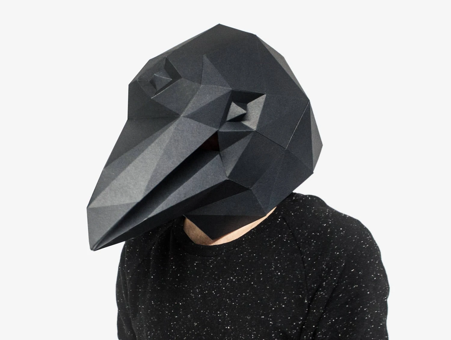 Raven Mask, Crow Mask, Gift Idea, DIY Printable Animal Mask, Instant ...