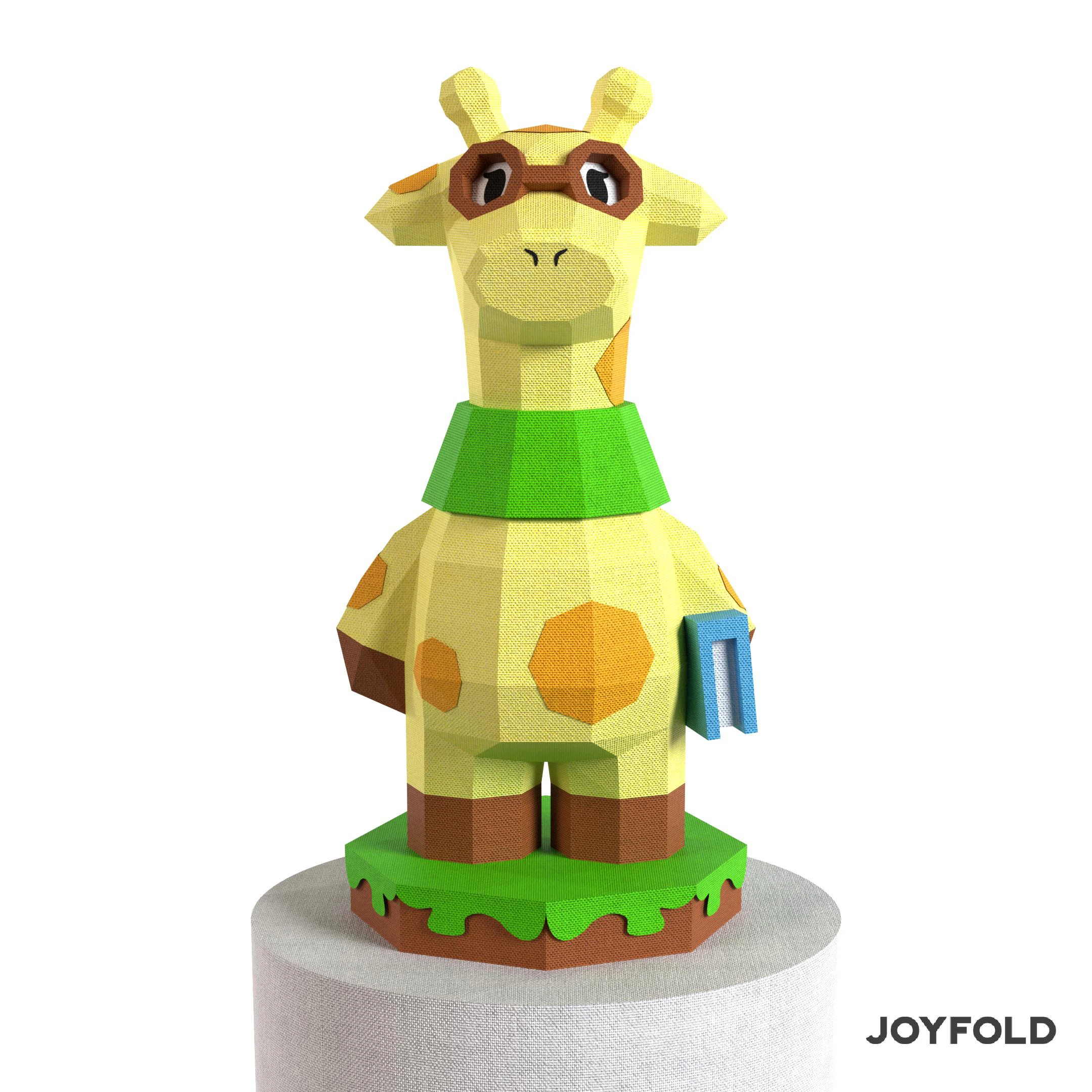 JoyFold Doll Giraffe Chi Papercraft/Template PDF/Low Poly/Papercraft ...