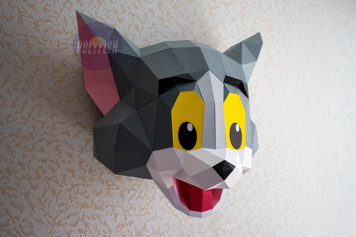 Tom and Jerry PDF Template, Low Poly, Paper Sculpture, DIY, Pepakura ...