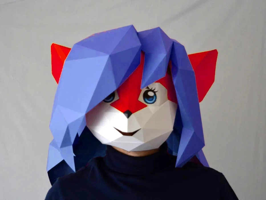 Toon Mouse Kid Mask Papercraft or Foam Pattern | Papercraft Pattern ...
