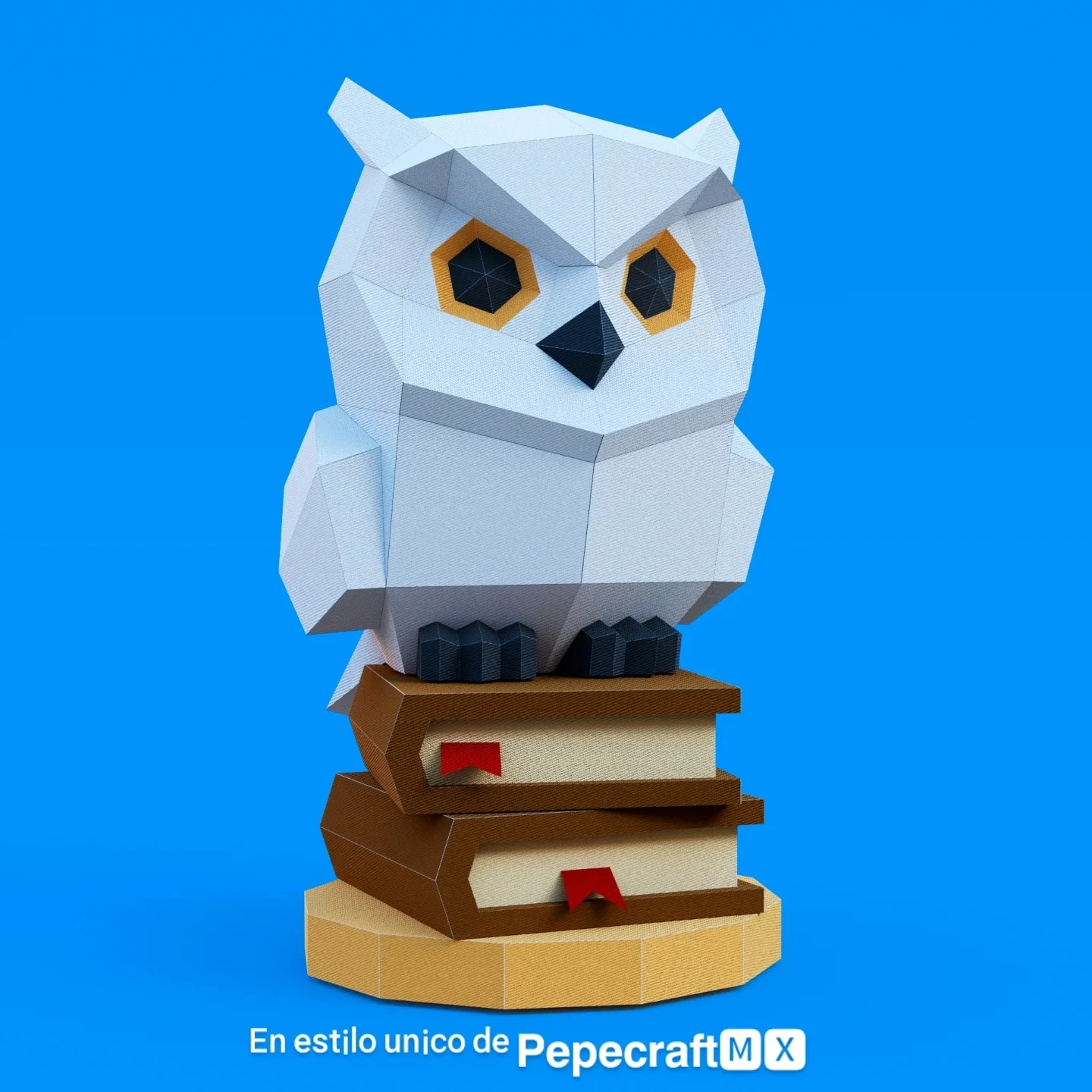 Hedwig Owl 3D Digital Template PDF | DIY Papercraft | Harry Potter ...