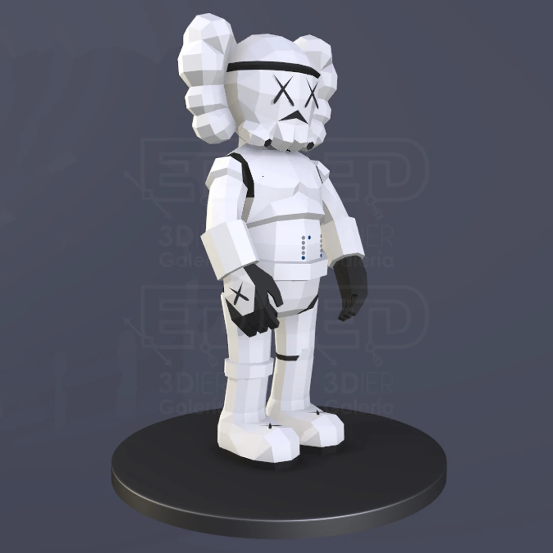 Kaws Stormtroopers PDF Papercraft Templates, Paper Art and Craft for ...