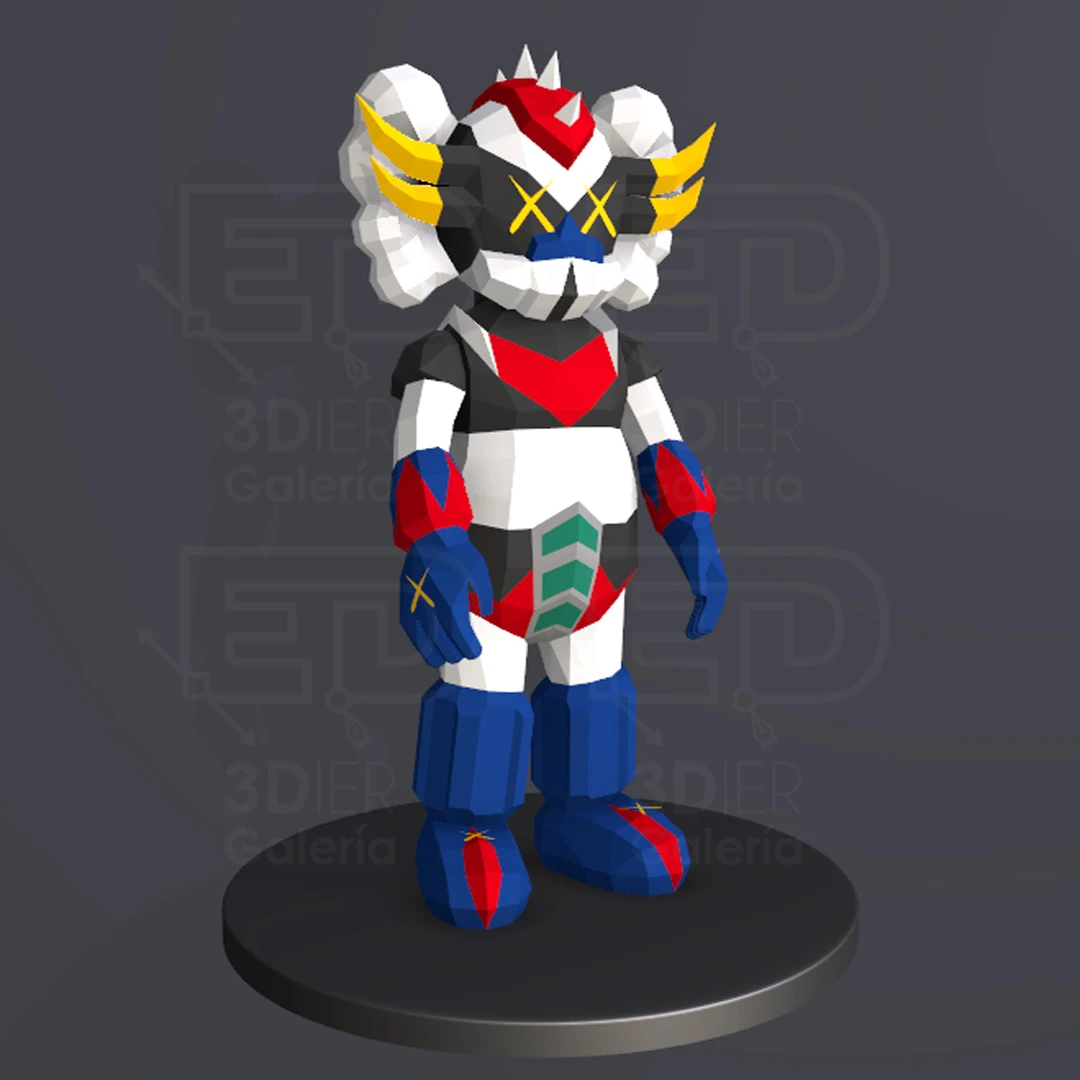 Kaws Grendizer PDF Papercraft Templates, Paper Art and Craft for Home ...