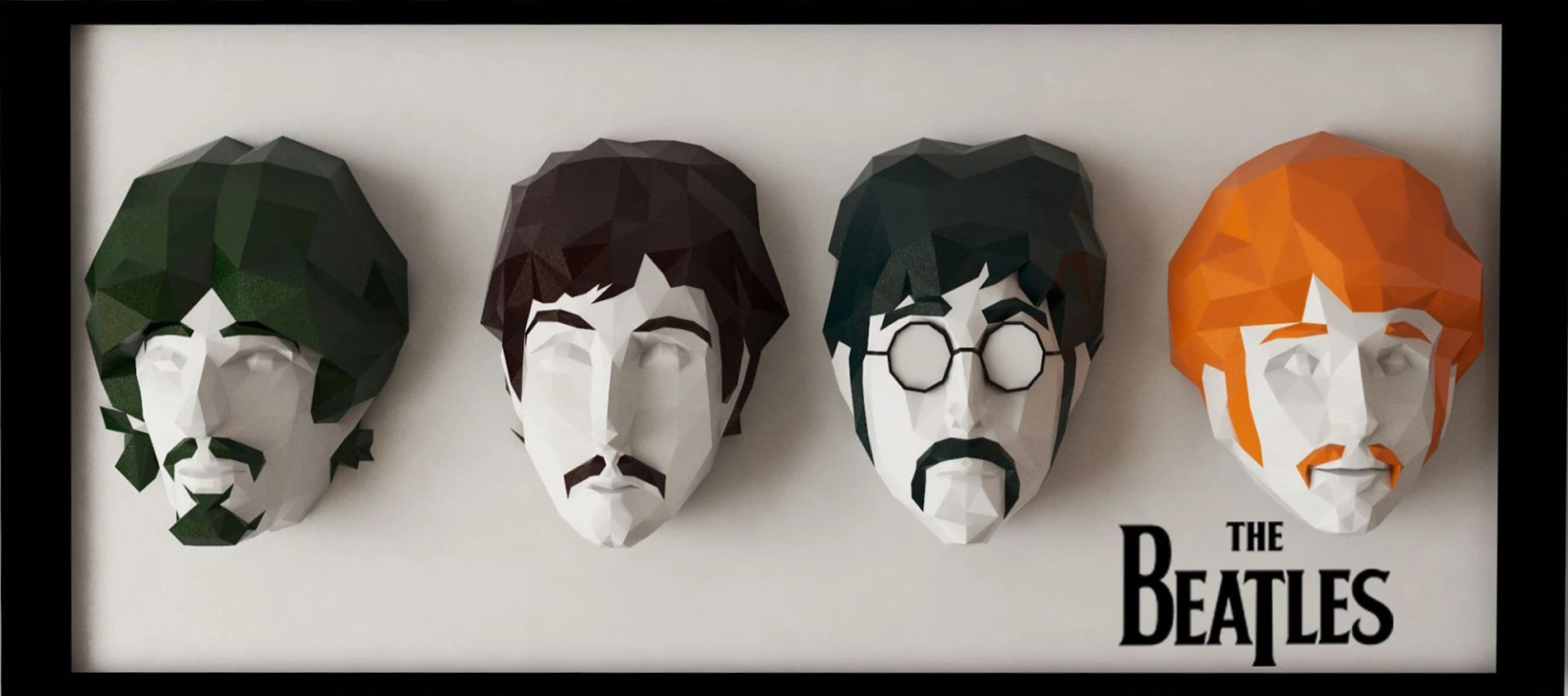 The Beatles *Plantilla Papercraft PDF - PDF Papercraft Template*
