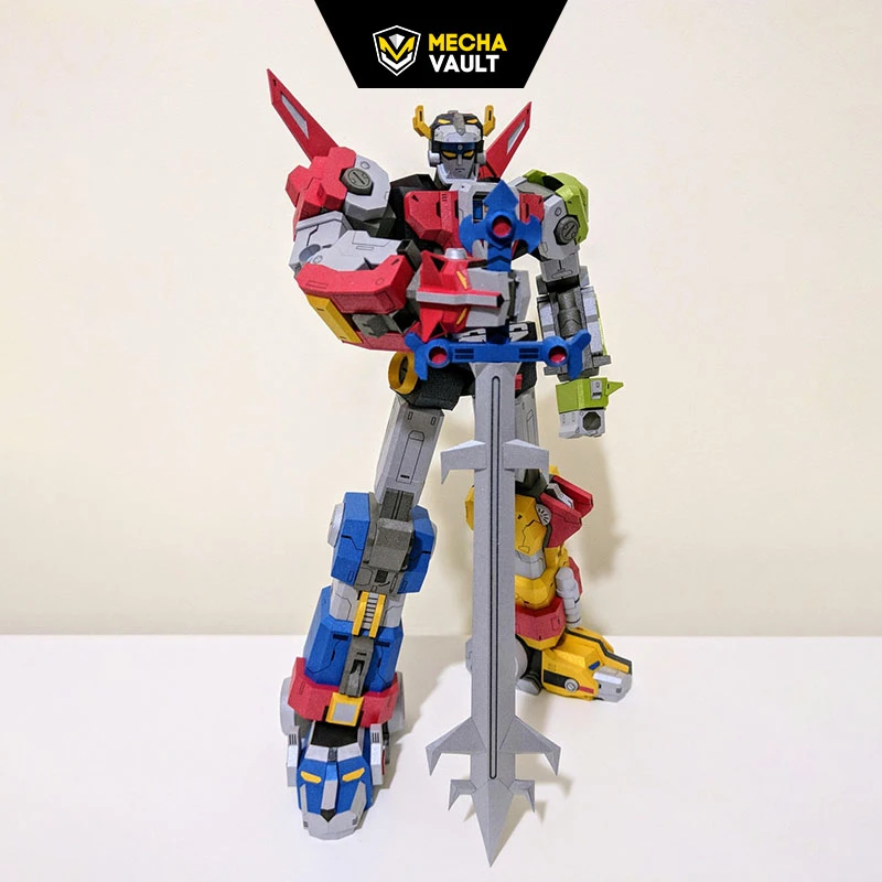 Voltron Papercraft, Karen, High Quality PDF Files, Robot 3D Model