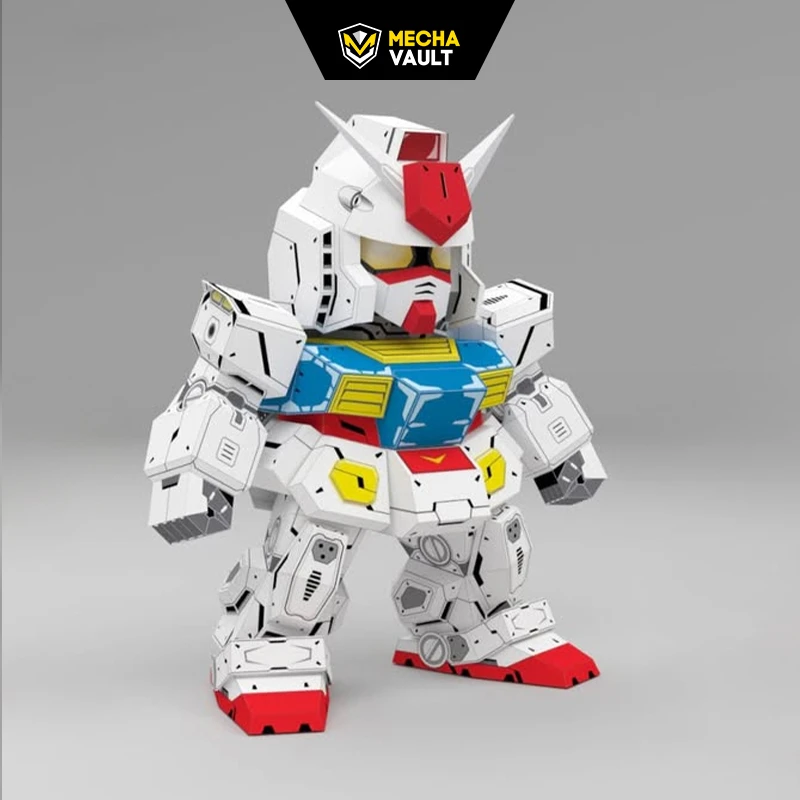 SD RX-78-2 Papercraft, ALEX LM, High Quality PDF Files, Robot 3D Model