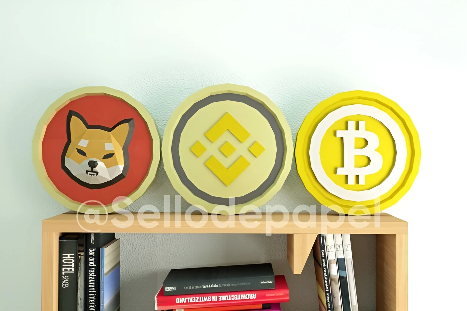 Shiba Inu Coin Crypto Papercraft PDF Plantilla DIY 3d Modelo FanArt ...